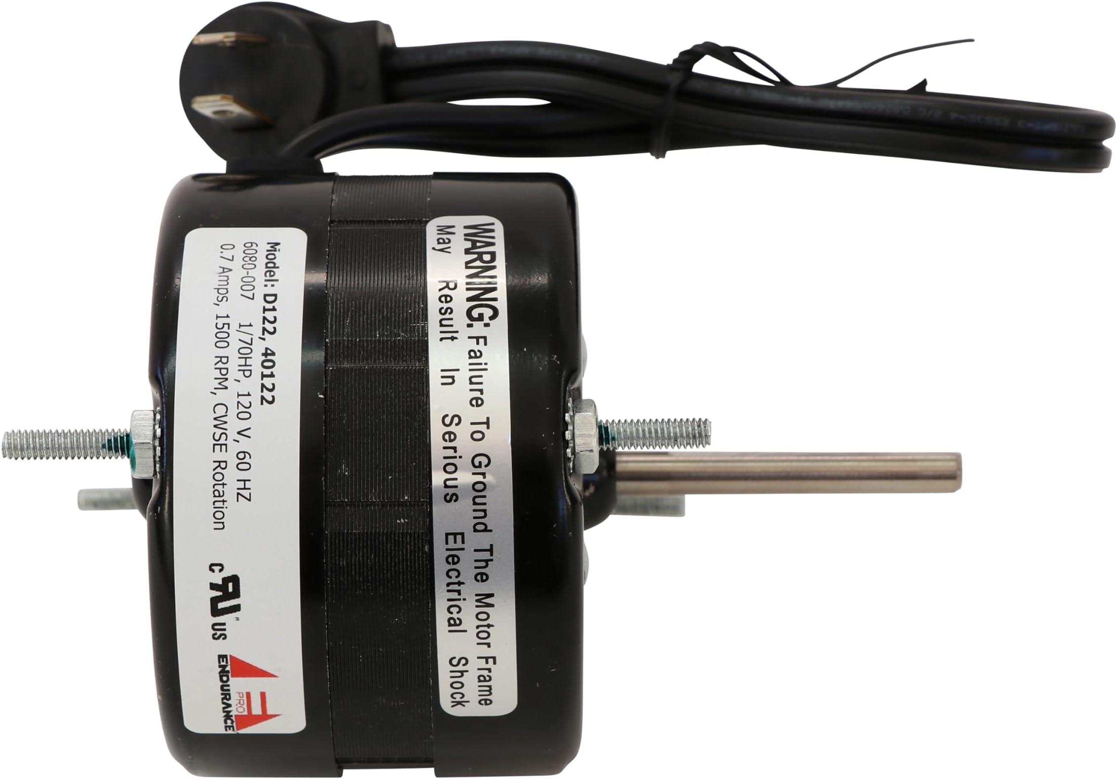 Fasco D132 3.3-Inch General Purpose Motor, 1/20 HP, 115 Volts, 1500 RPM ...