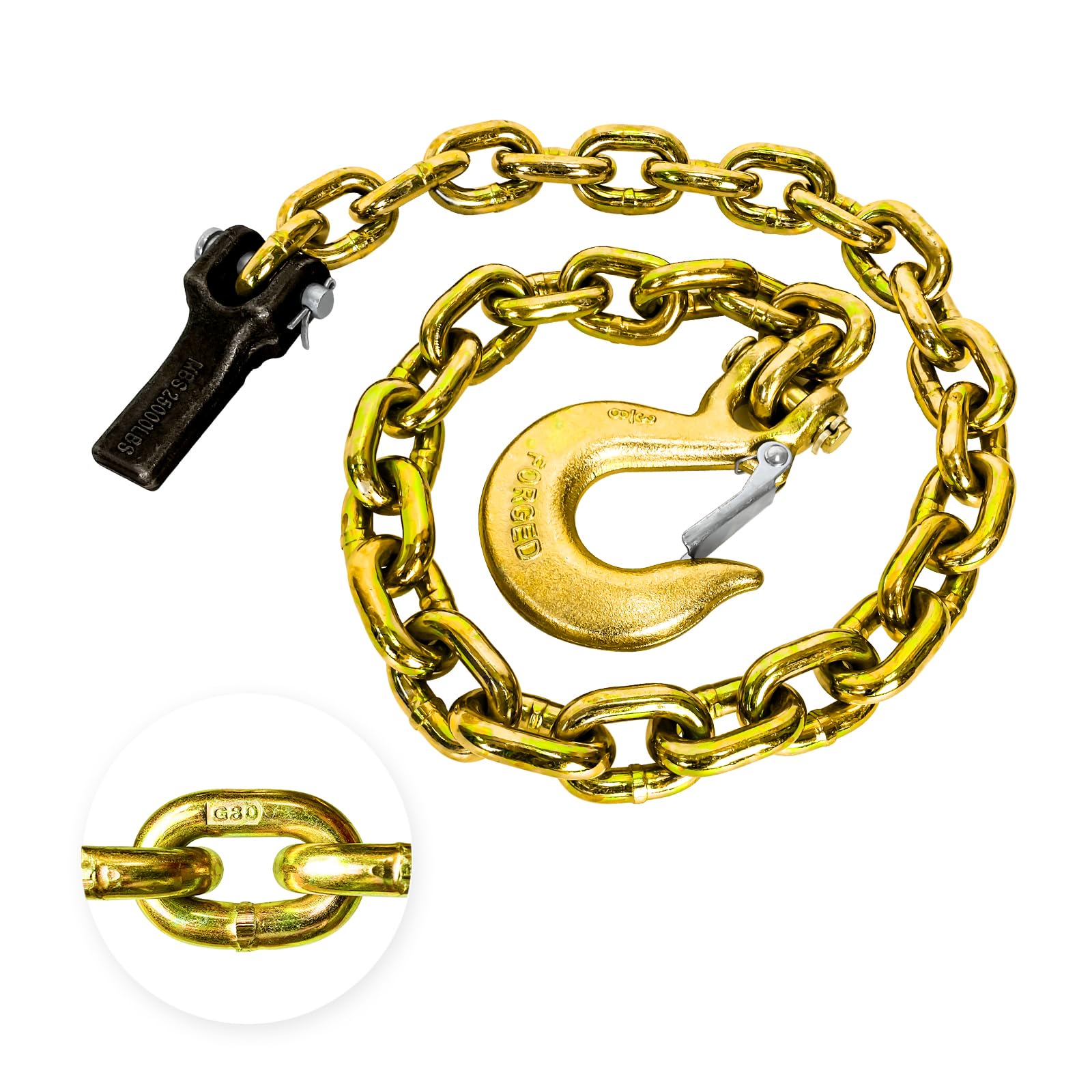 Snapklik.com : YATOINTO Grade 80 Trailer Safety Chain 36 Inch