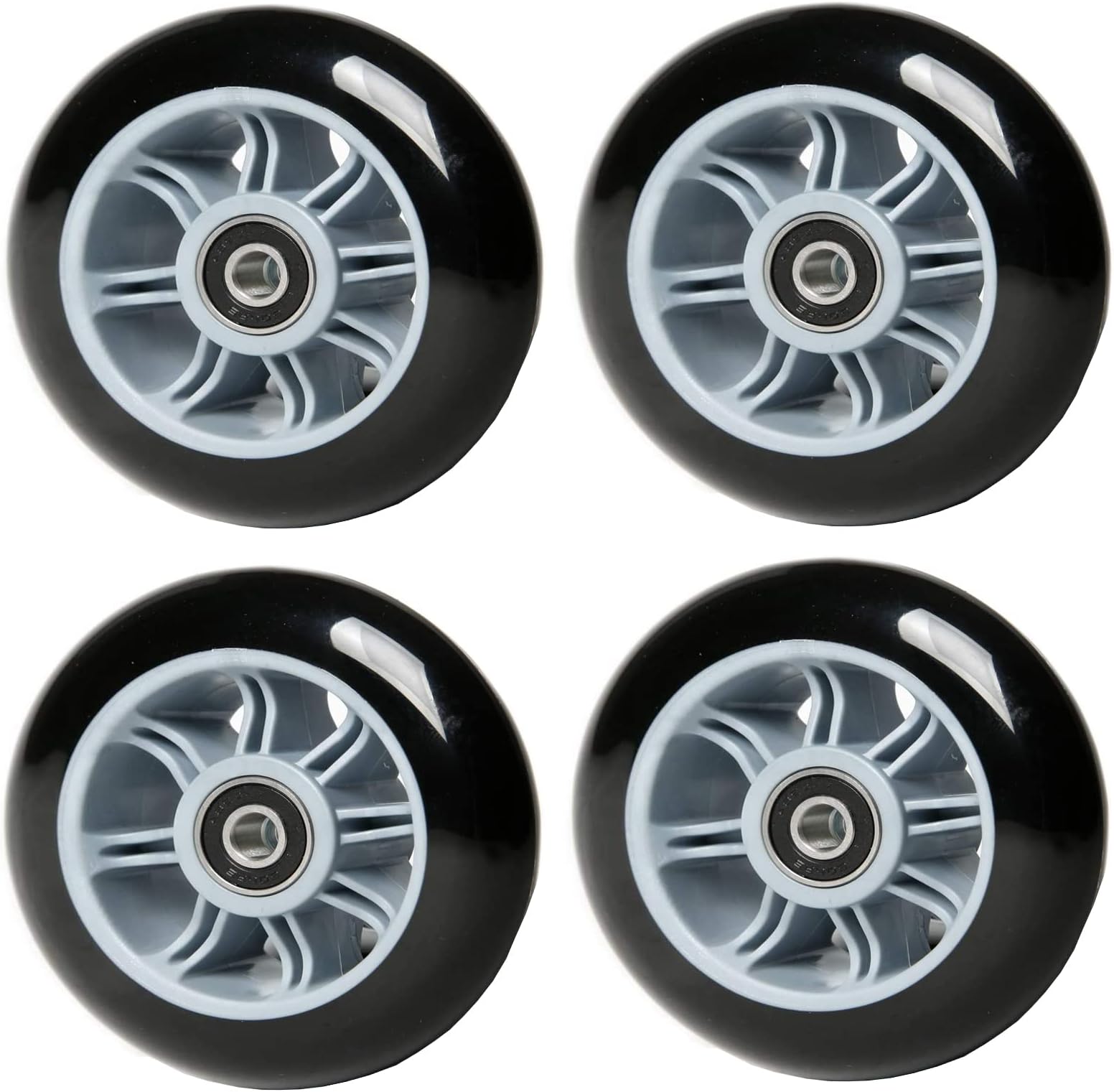 Amazon.com: FREEDARE Scooter Wheels 100mm with Bearings Scooter ...