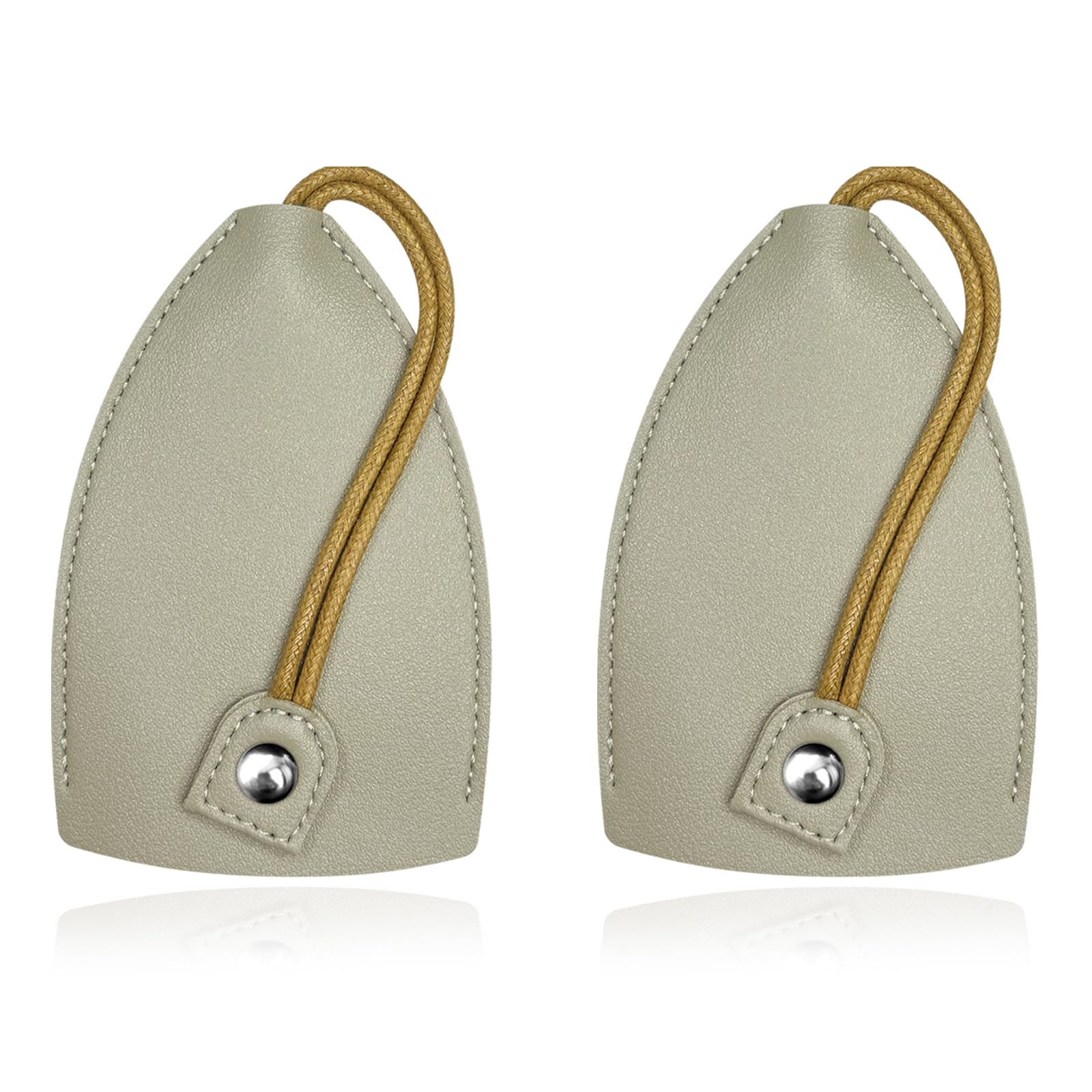 Amazon.com: qboonpt 2PCS Car Key Case, PU Leather Creative Pull-Out ...