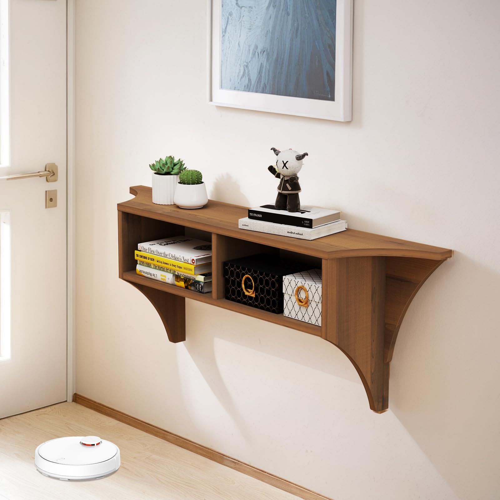 Amazon.com: Pmnianhua Floating Console Table,39'' Wall Mounted Entryway ...