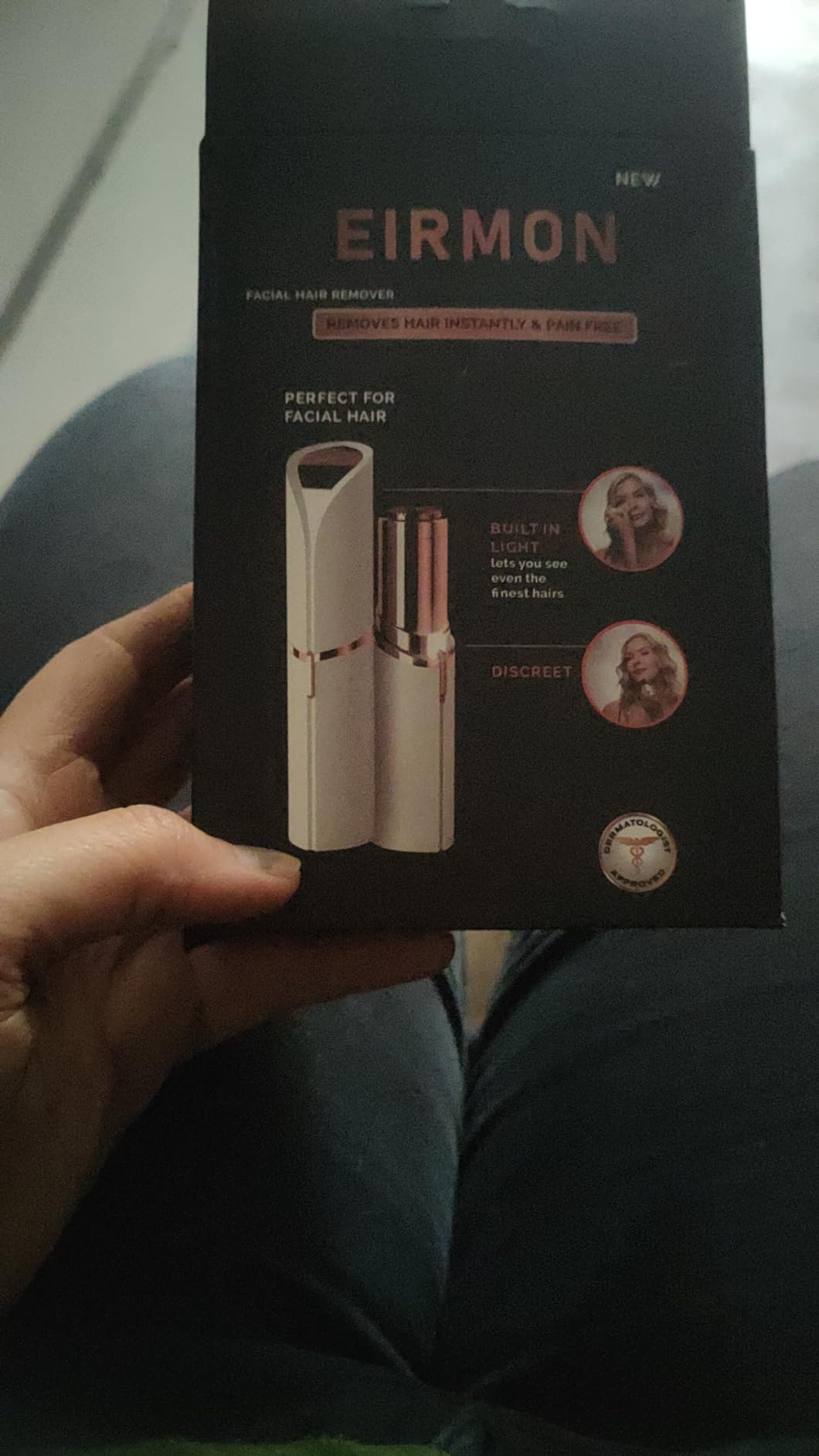 EIRMON Hair Remover For Women Skincare Lipstick Shape Mini Epilator ...