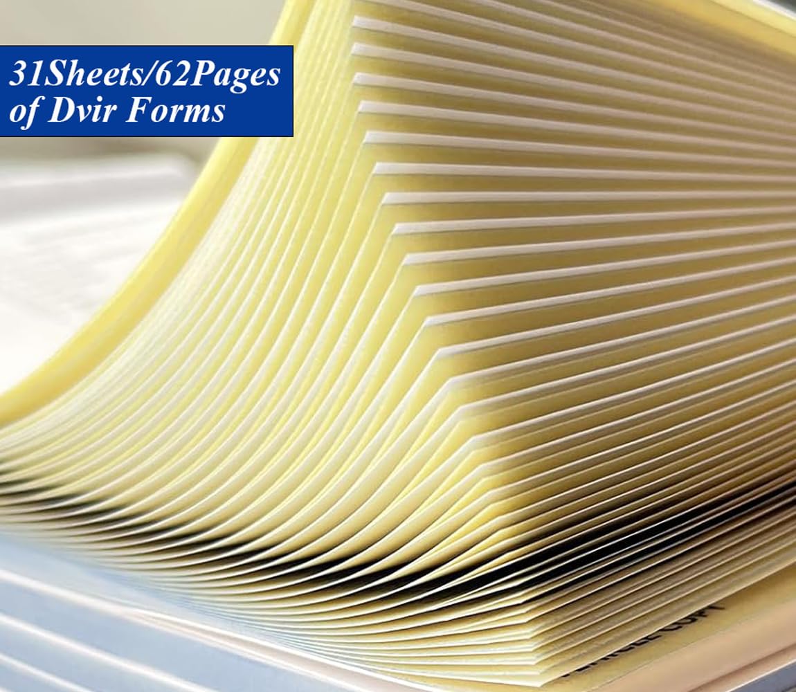 Snapklik.com : (5-Pack) Detailed Drivers Vehicle Inspection Report Book ...