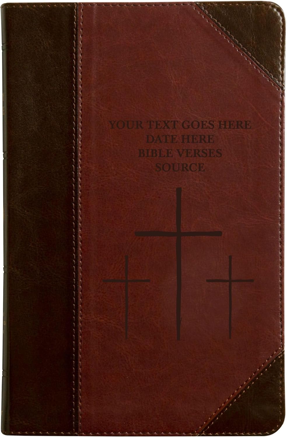 Amazon.com: Personalized ESV Thinline Bible Medium Print Faux Leather ...