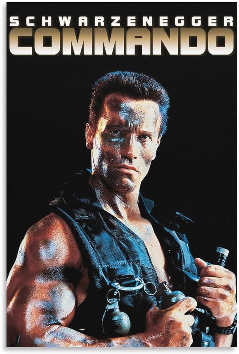 Amazon.de: Commando Classic Movie Poster Picture Print Wall Art Poster ...