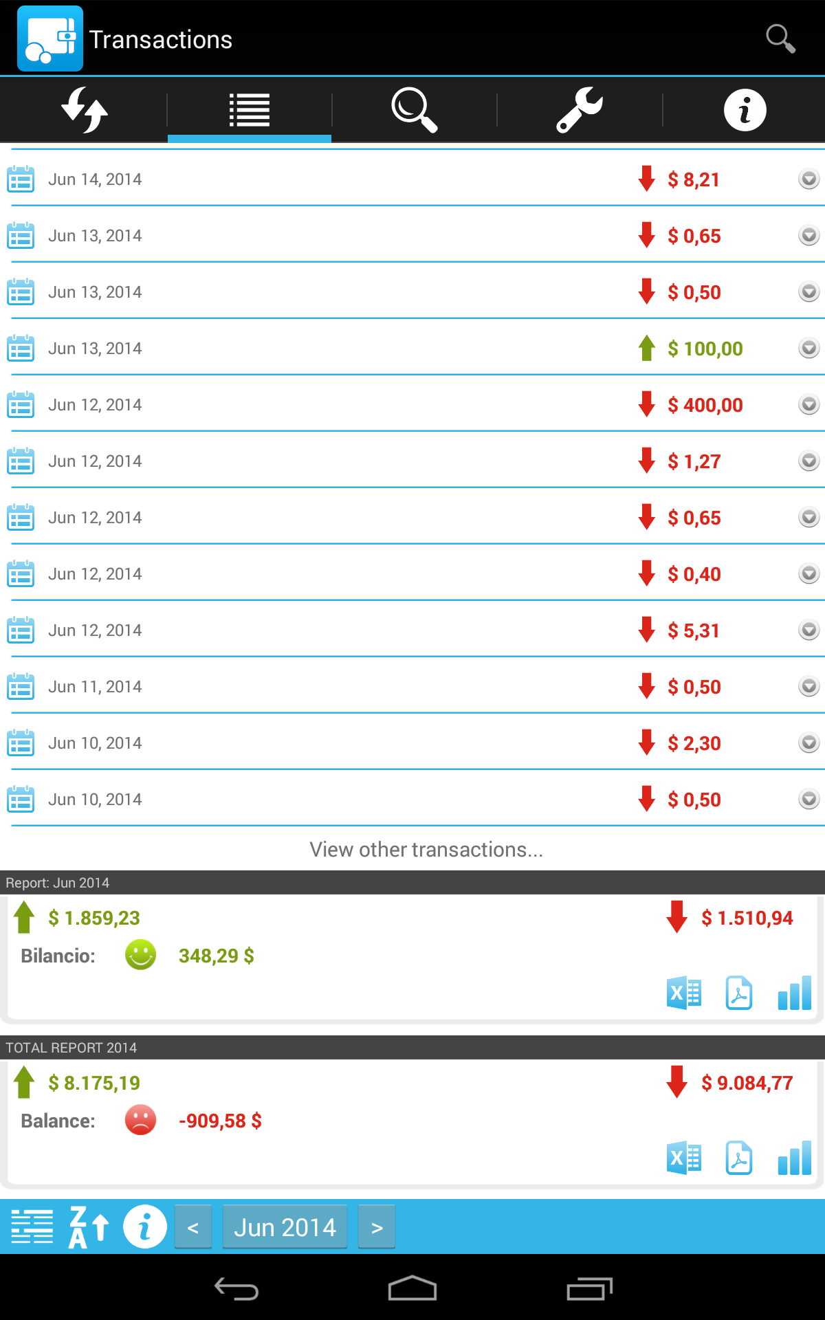 myMoney - Expense Tracking - App on Amazon Appstore