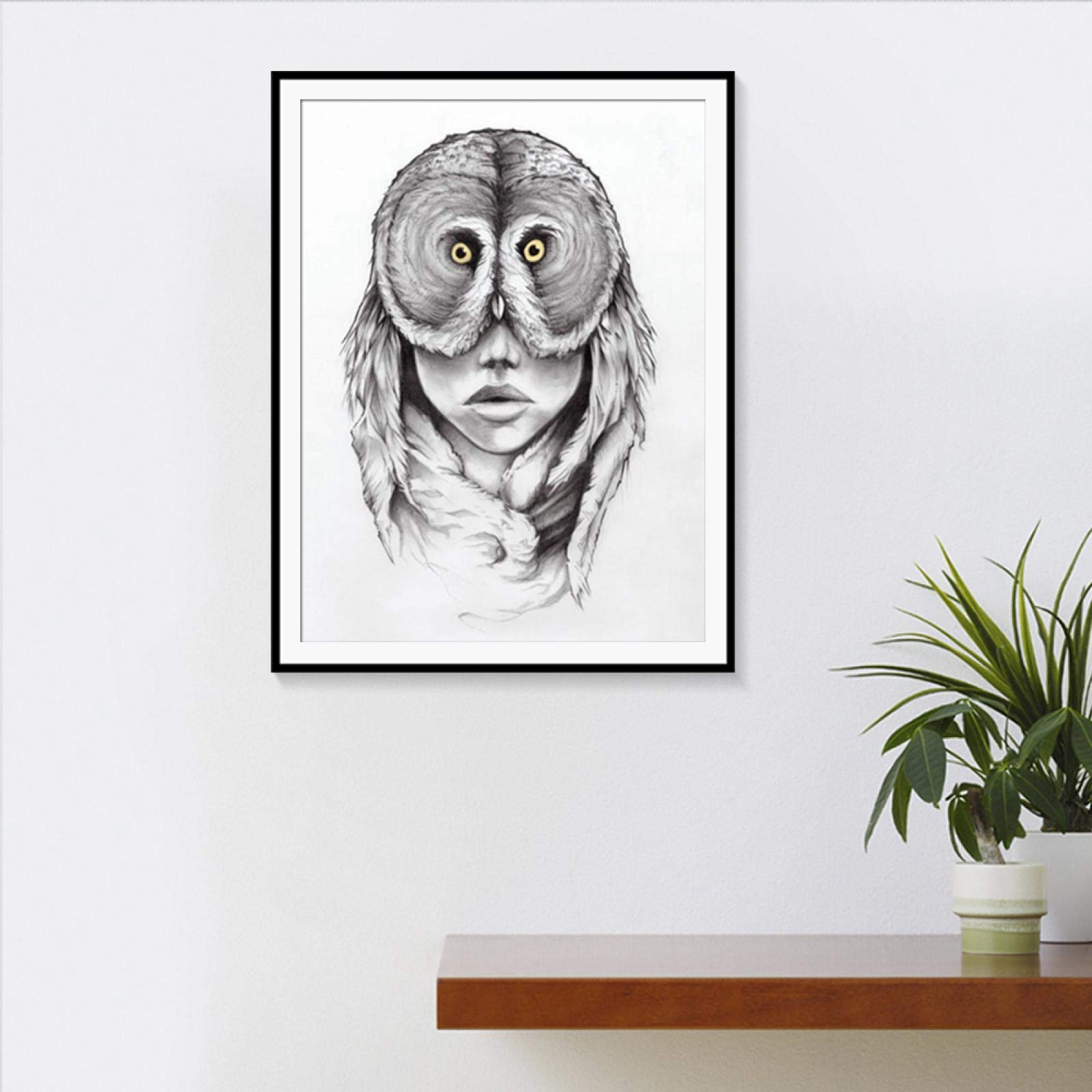 Half Human Half Animal Face Drawing