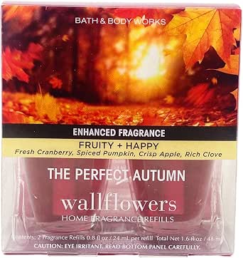 Amazon.com: The Perfect Autumn Wallflowers Fragrance Refill Bulbs - 2 ...