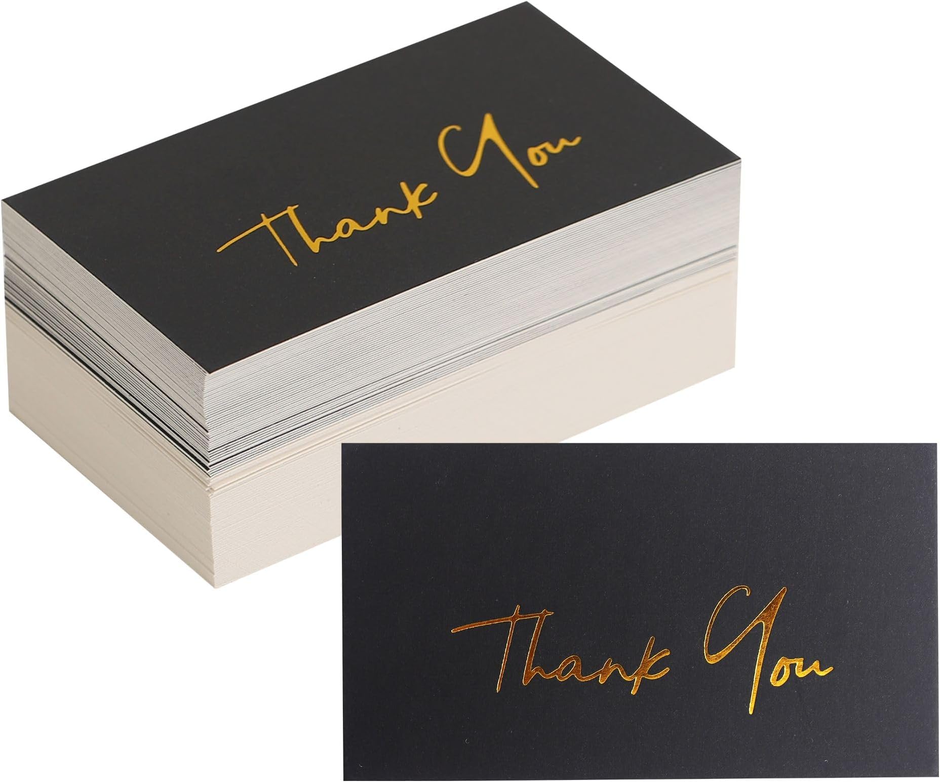 Amazon.com : Bemoor 200PCS Unique Smile Shaped Thank You Cards for ...