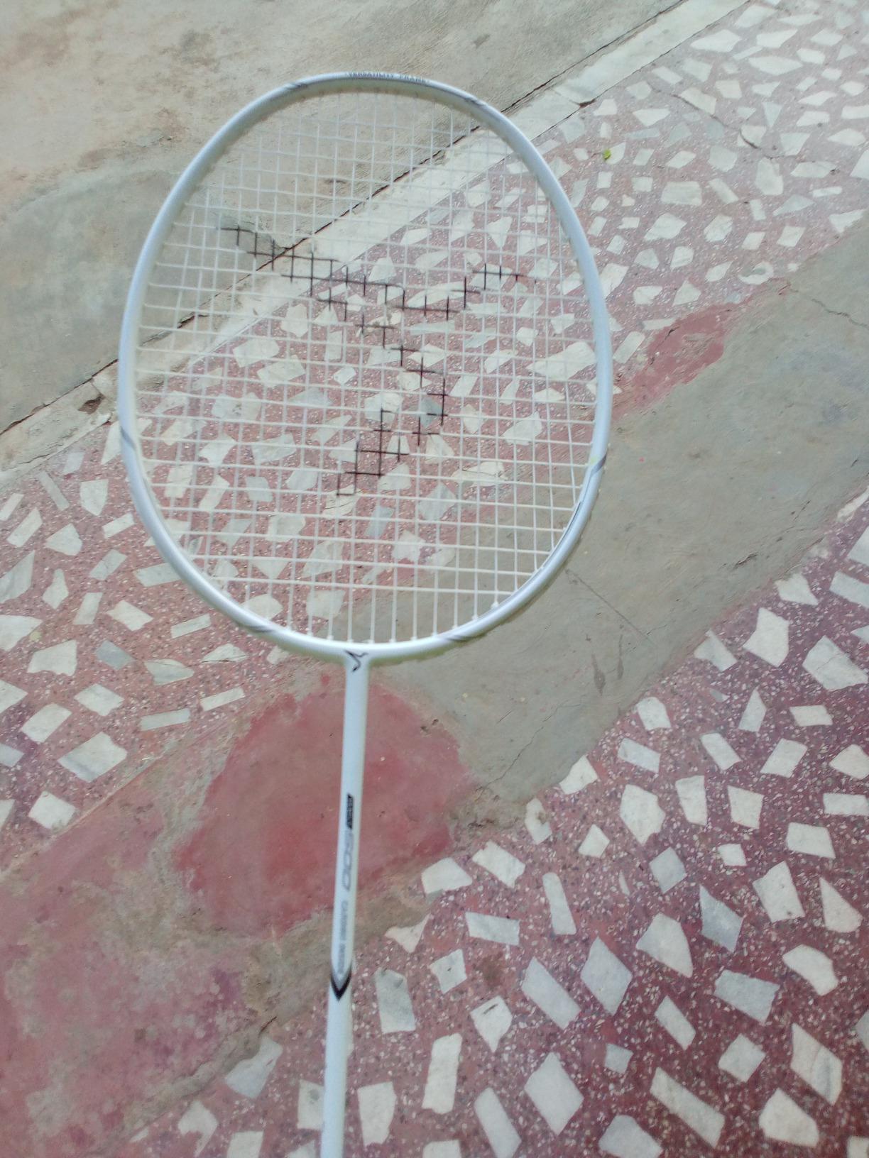 Buy Perfly Carbon Fibre Adult Badminton Racket BR 500 - White Online at ...
