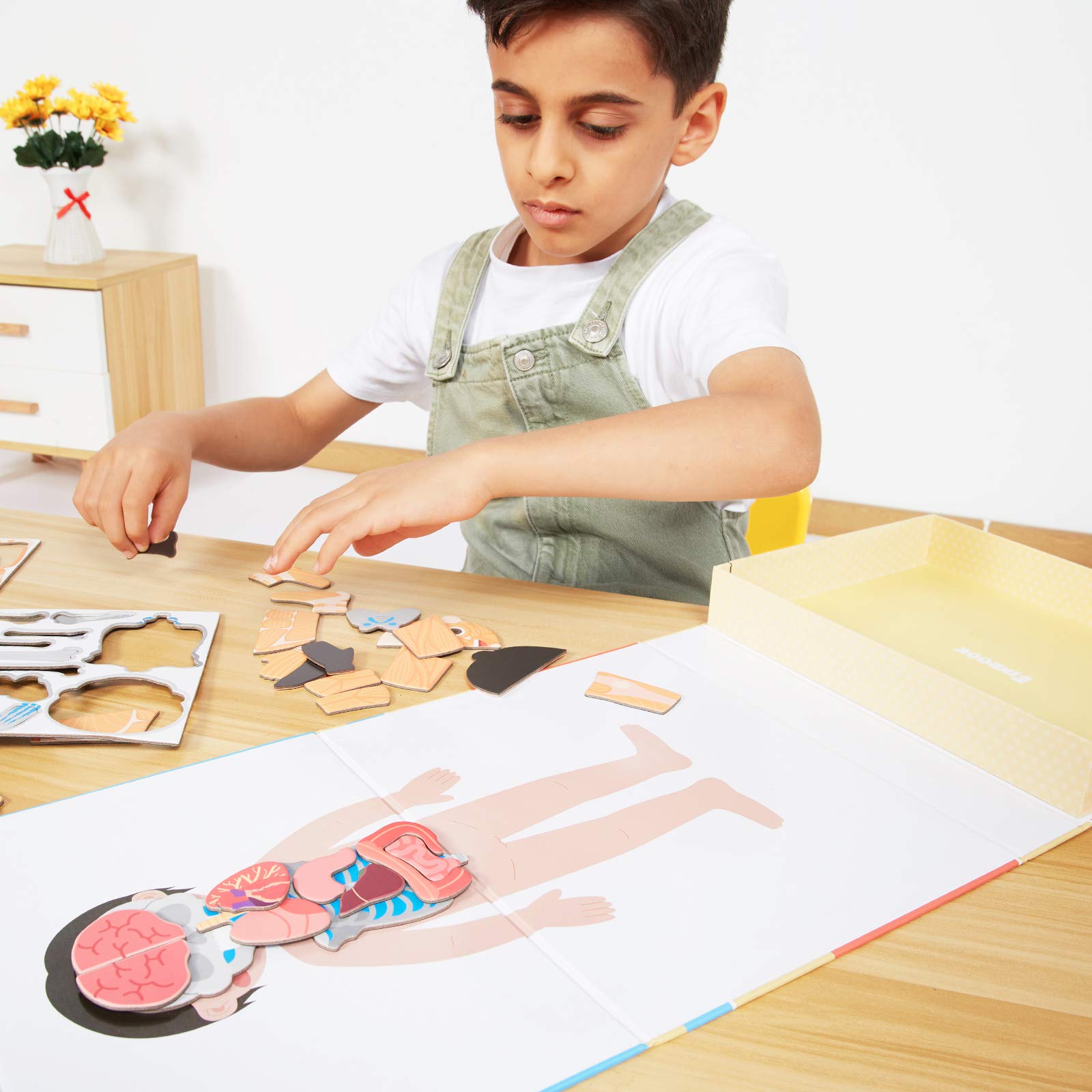 Magnetic Puzzles For Kids Human Body Recognition Puzzle Especially Good ...