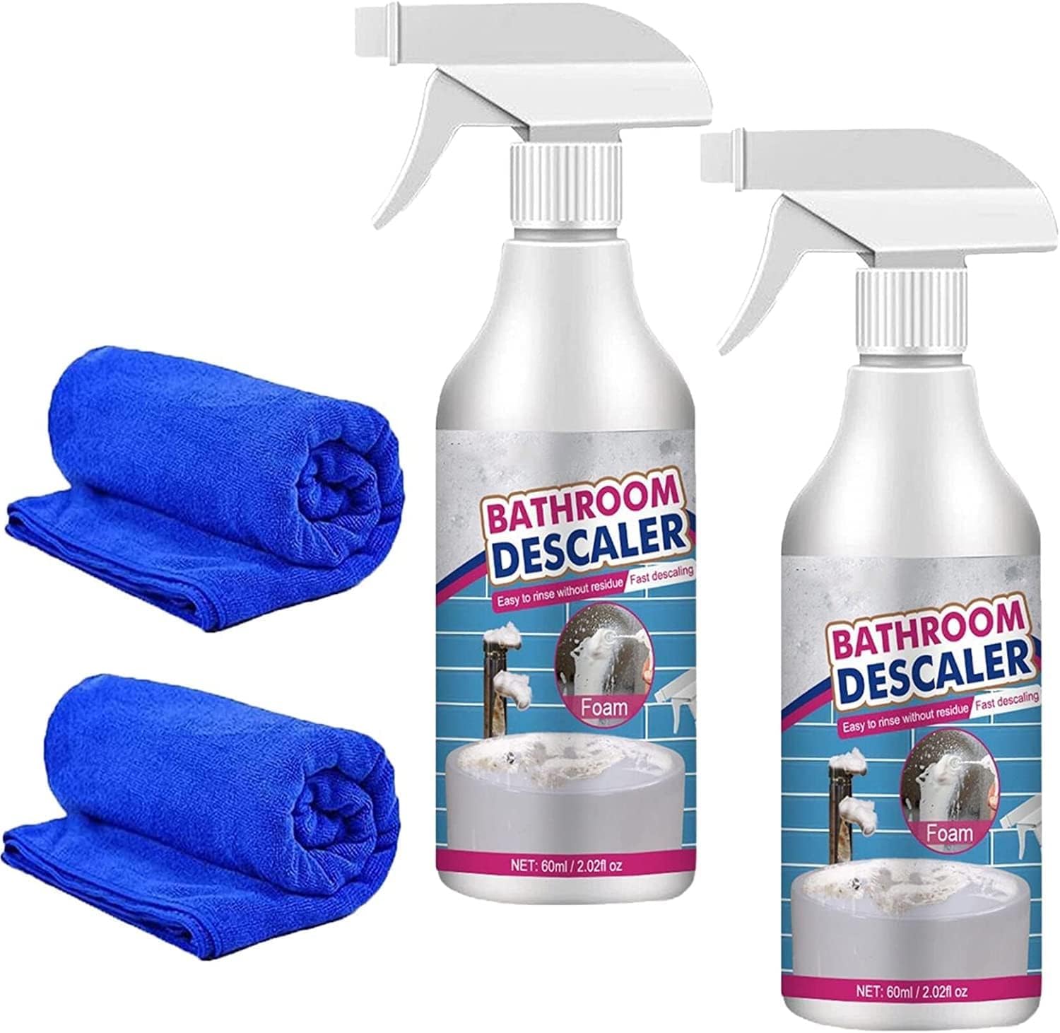 Bathroom Descaler Spray, Jue Fish Bathroom Descaler, Joe Fish Stubborn ...
