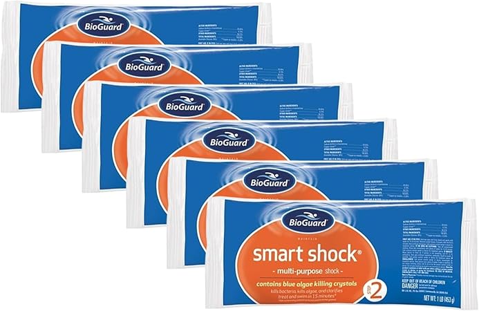 Amazon.com : BioGuard Smart Shock 1 lb, Pack of 6, Algae Preventative ...
