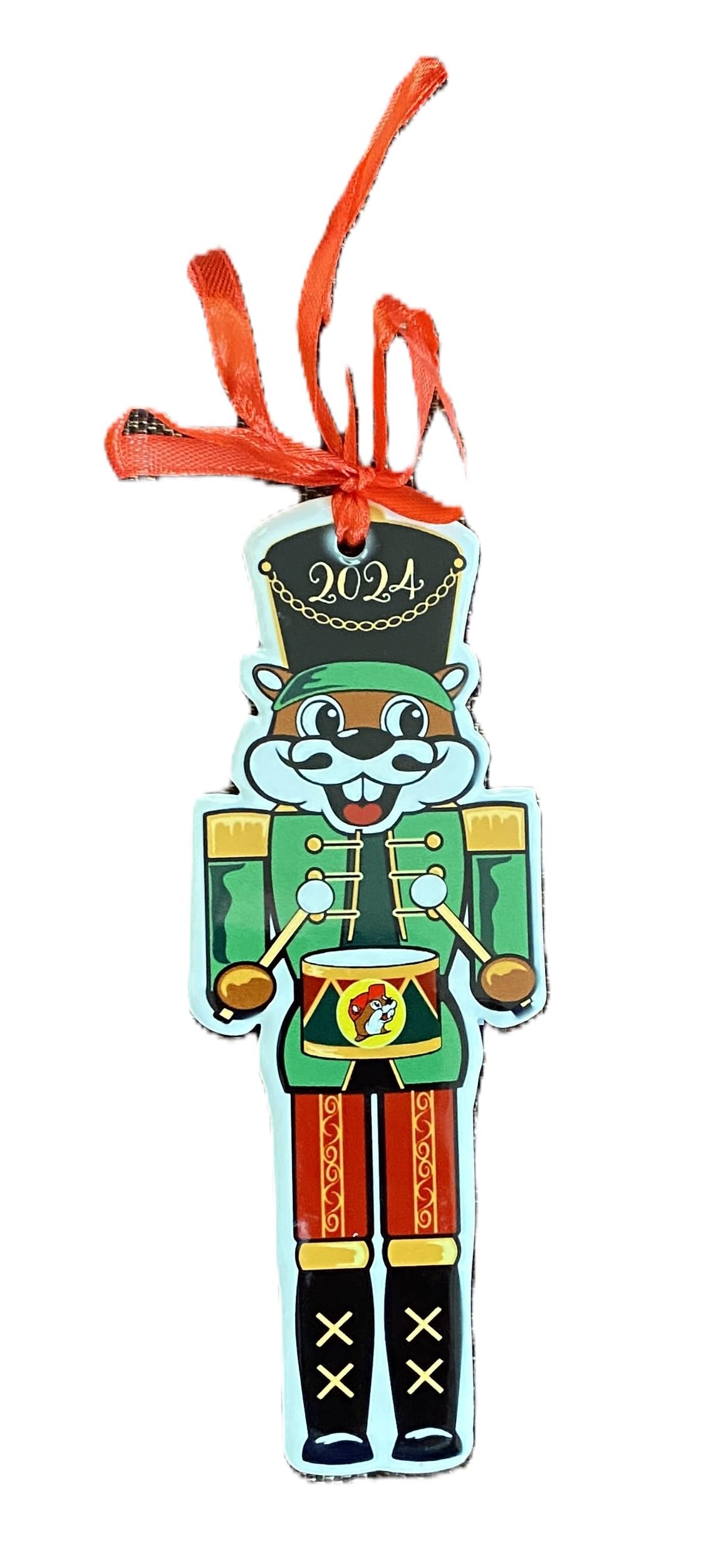 Amazon.com: Buc-ee's 2024 Christmas Nutcracker Ornament, Ceramic : Home ...