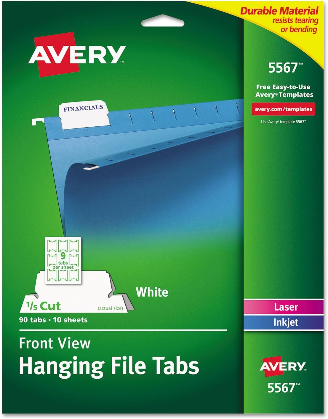 Avery 5567 Hanging File Tabs Laser X1 1 Max 65 OFF InkJet 8 1 2 Inch 5 Avery 5567 Hanging File Tabs Laser X1 1 Max 65 OFF InkJet 8 1 2 Inch 5