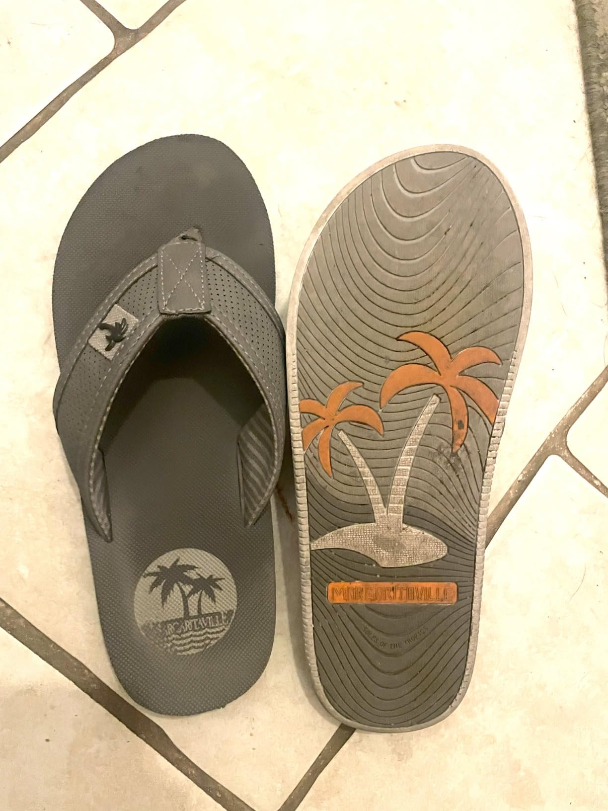 Amazon.com | Margaritaville men's Palm Lightweight and Durable Flip ...