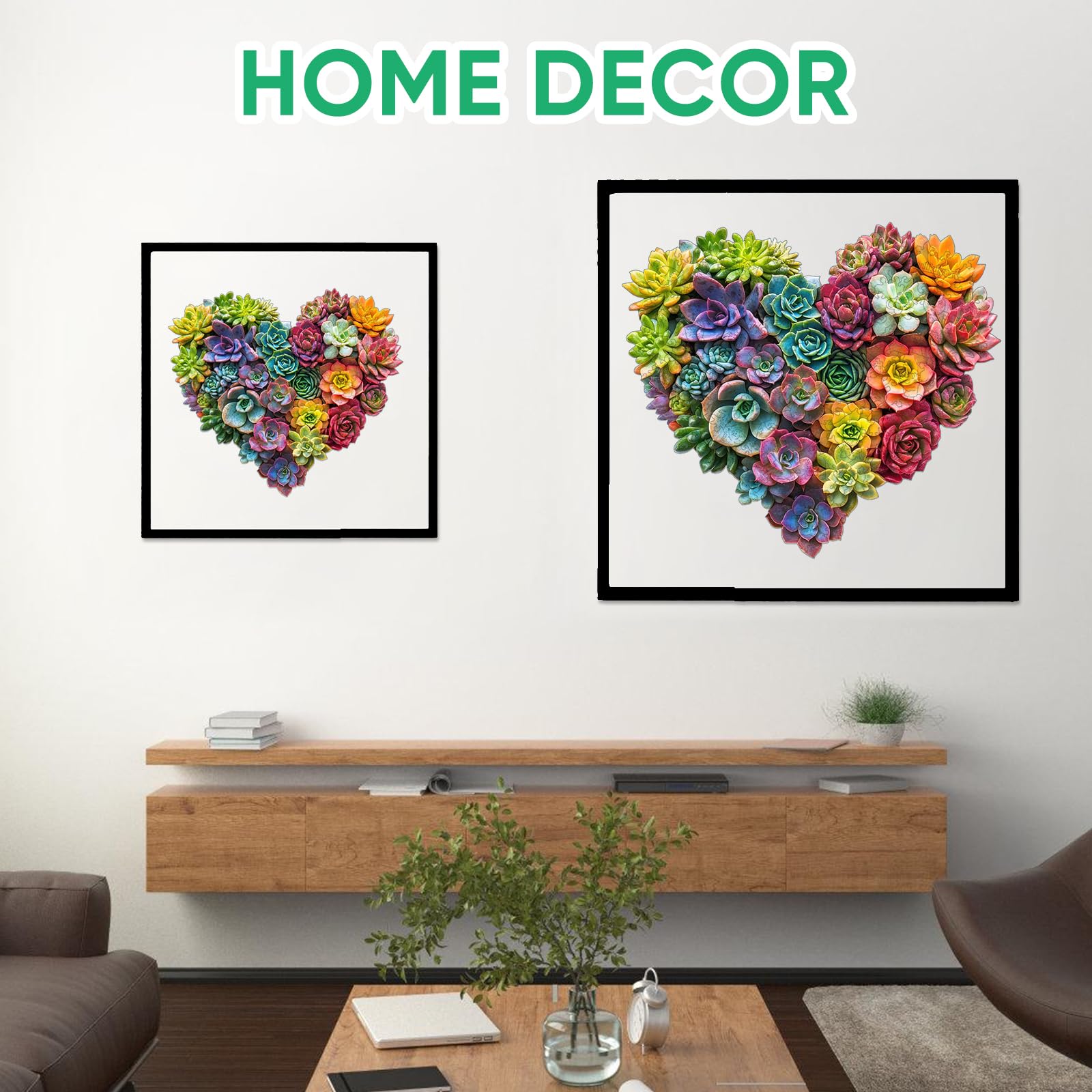 Snapklik.com : Ruikiyart Succulent Wooden Puzzles For Adults,200 Pieces ...