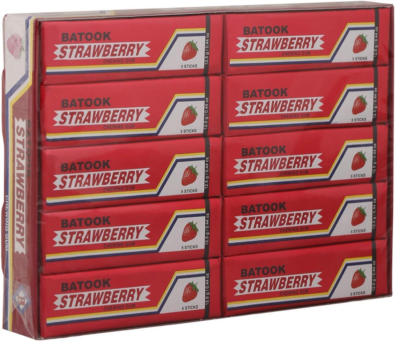 Batook Strawberry Chewing Gum, 250g - Pack of 1: Buy Online at Best ...