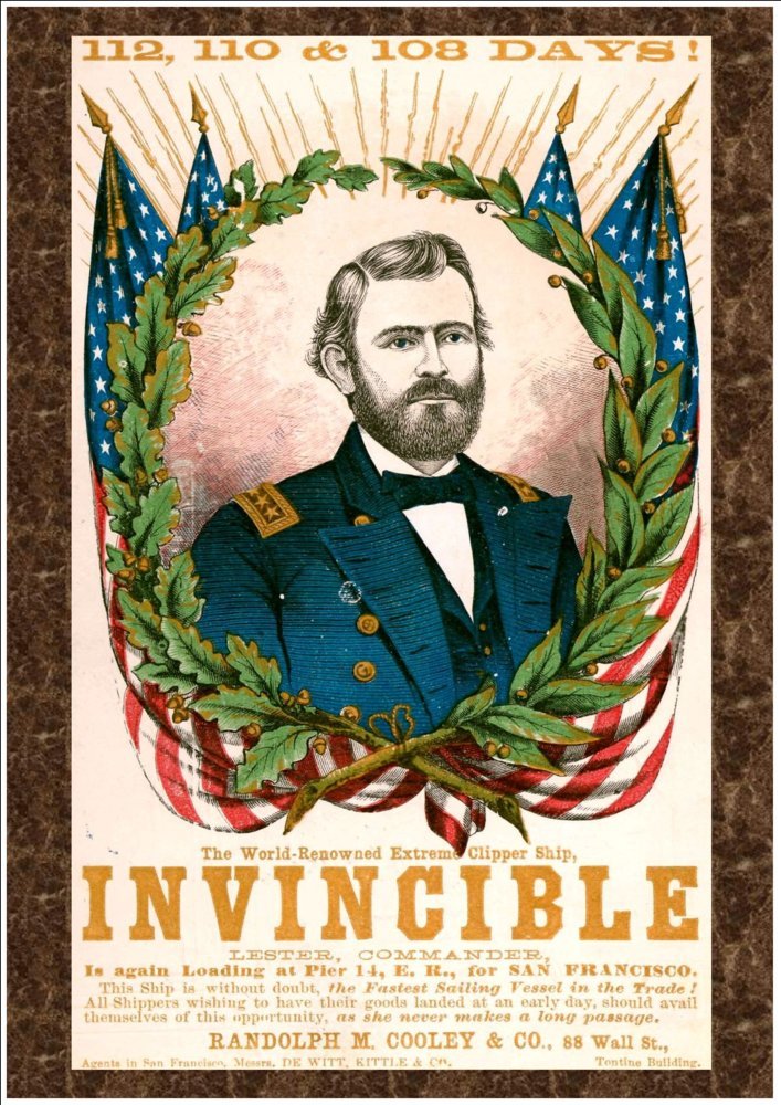 The World-Renowned Extreme Clipper Ship"Invincible" A4 Glossy Art Print ...