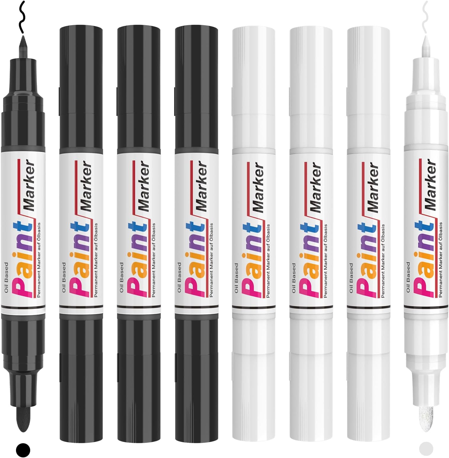 edding 751 Lackmarker - schwarz - 1 Stift - Rundspitze 1-2 mm ...