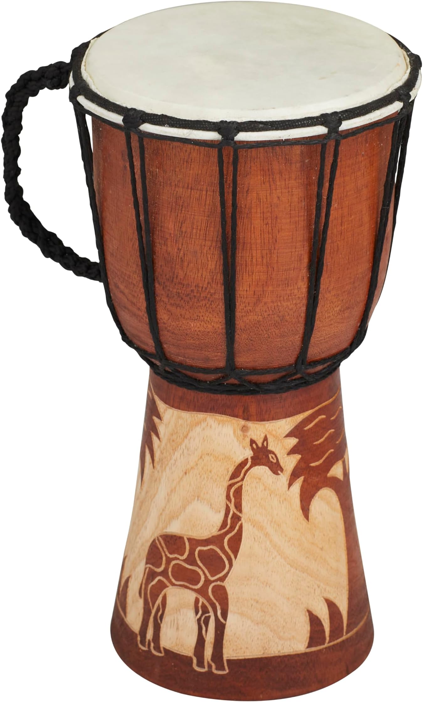 Amazon.com: Djembe Drum Bongo Congo African Wood Drum - MED SIZE- 12 ...