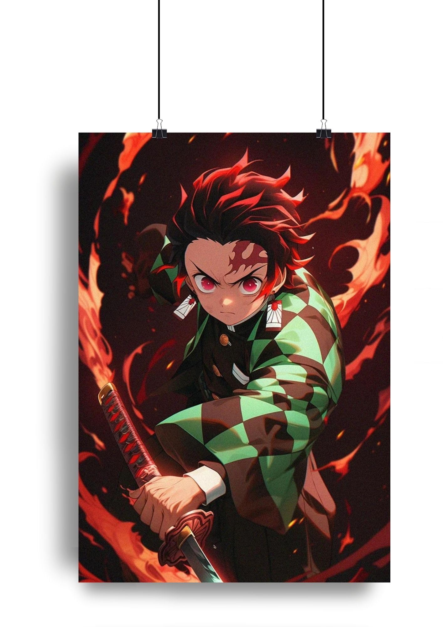 Anime Creation Tanjiro Kamado Poster Sun Breathing Tanjiro Demon Slayer ...