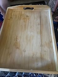 Amazon.com - Cedilis Bamboo Lap Tray with Detachable Pillow, 16.9 x13 ...