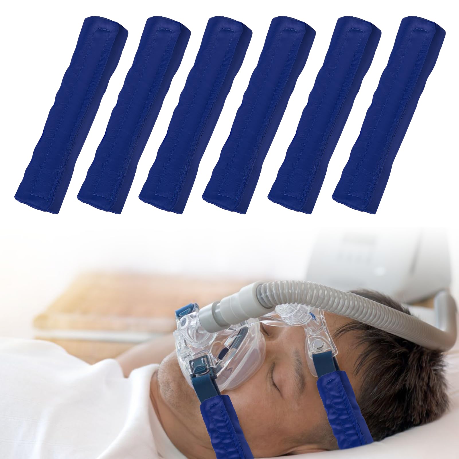 Amazon.com: 6 Pack Satin CPAP Strap Covers Soft, CPAP Headgear Strap ...