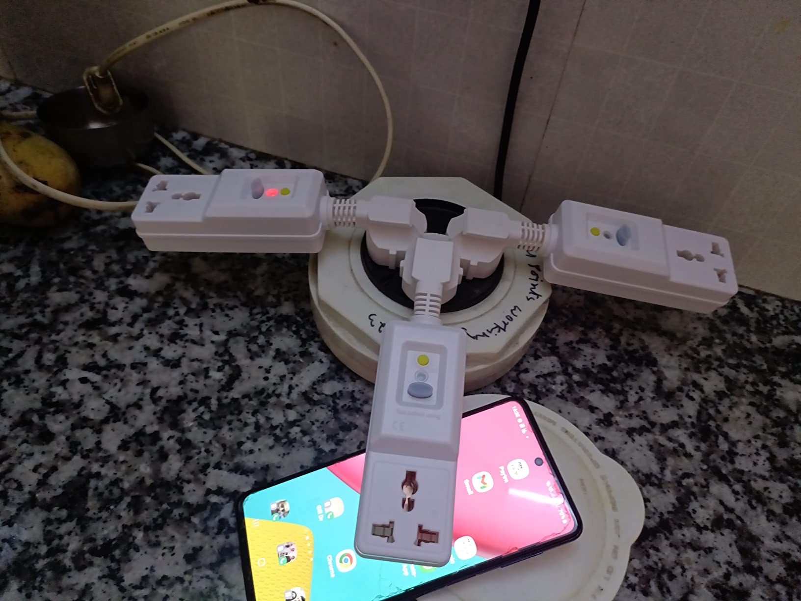 HASTHIP® Plastic 16A 10mA PRCD Plug with Circuit Breaker Safety ...