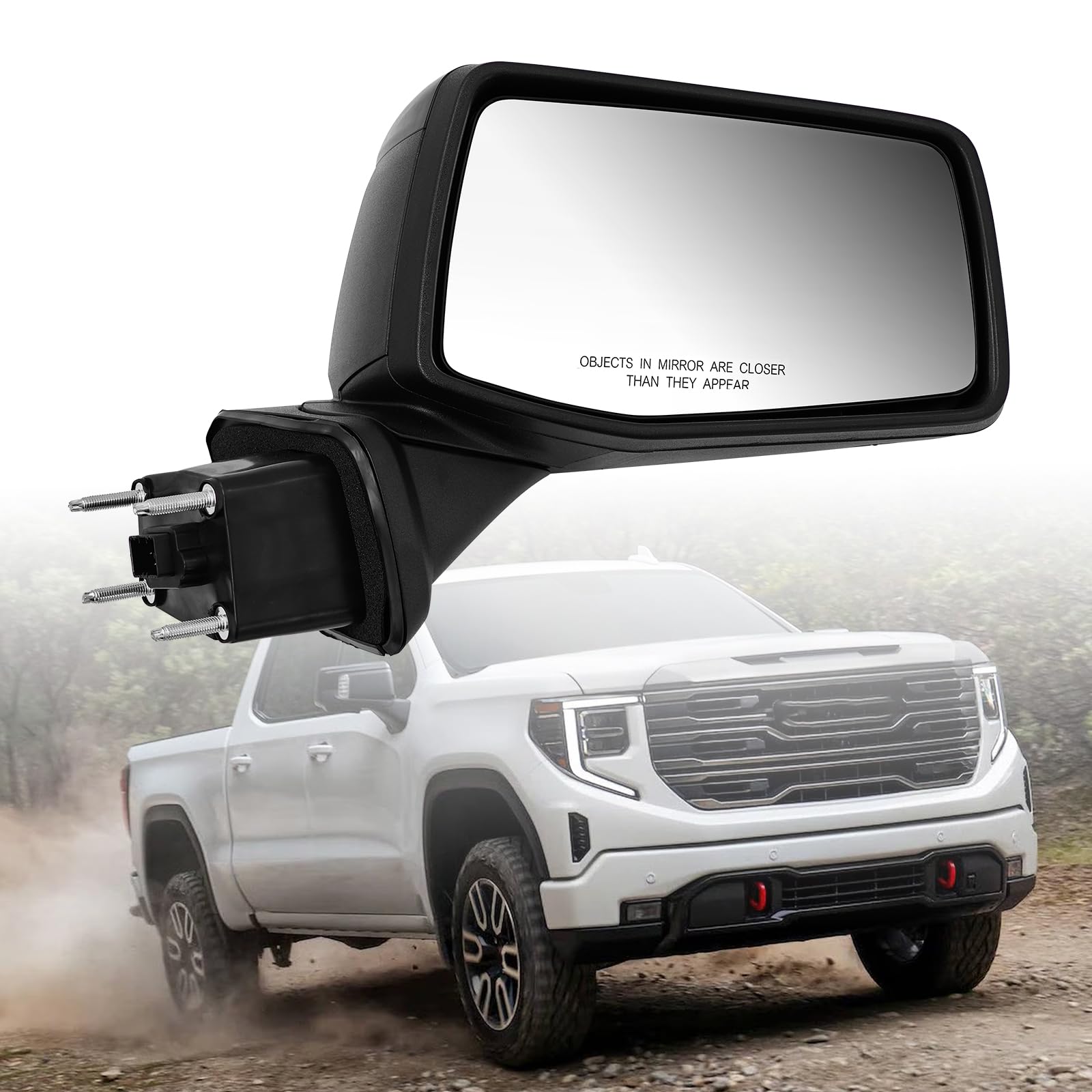 Amazon.com: 84823219 Black Right Passenger Side Mirror Replacement for ...