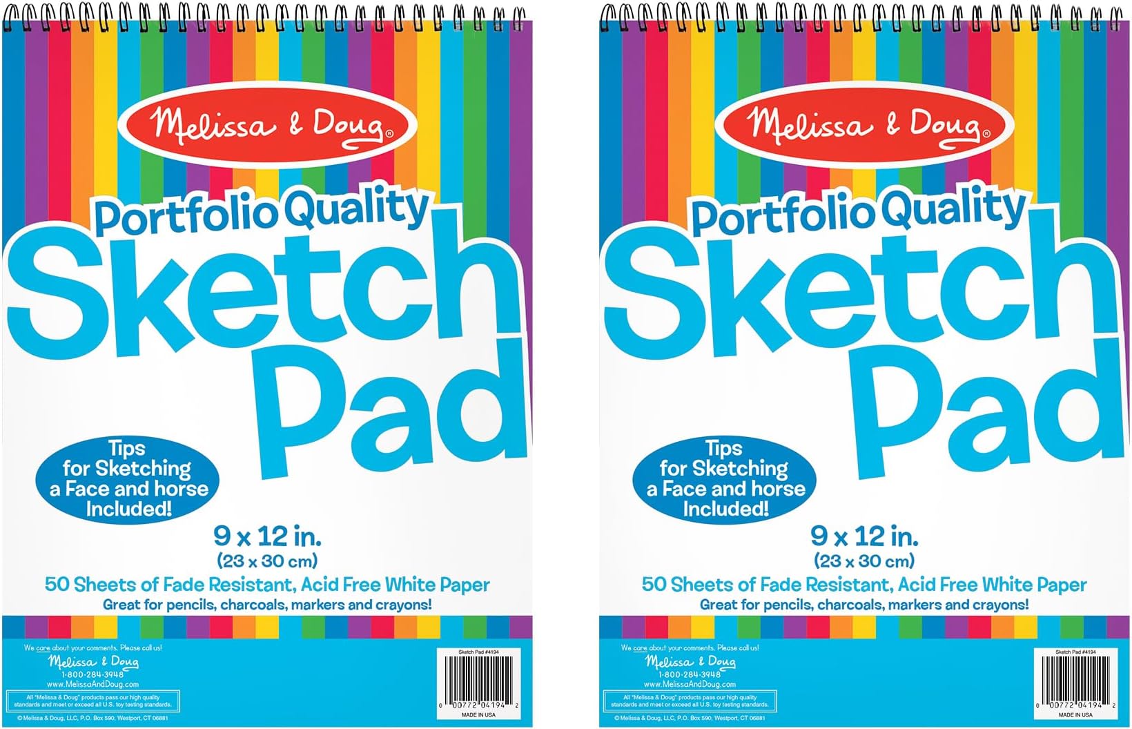 Amazon.com: Mocoosy 3 Pack Rainbow Scratch Paper Art Notebooks, Magic ...