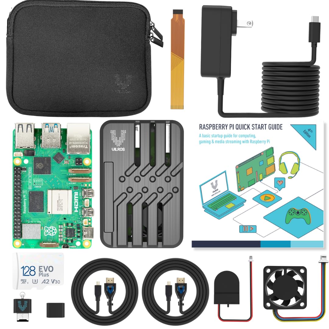 Snapklik.com : Vilros Complete Starter Kit For Raspberry Pi 5
