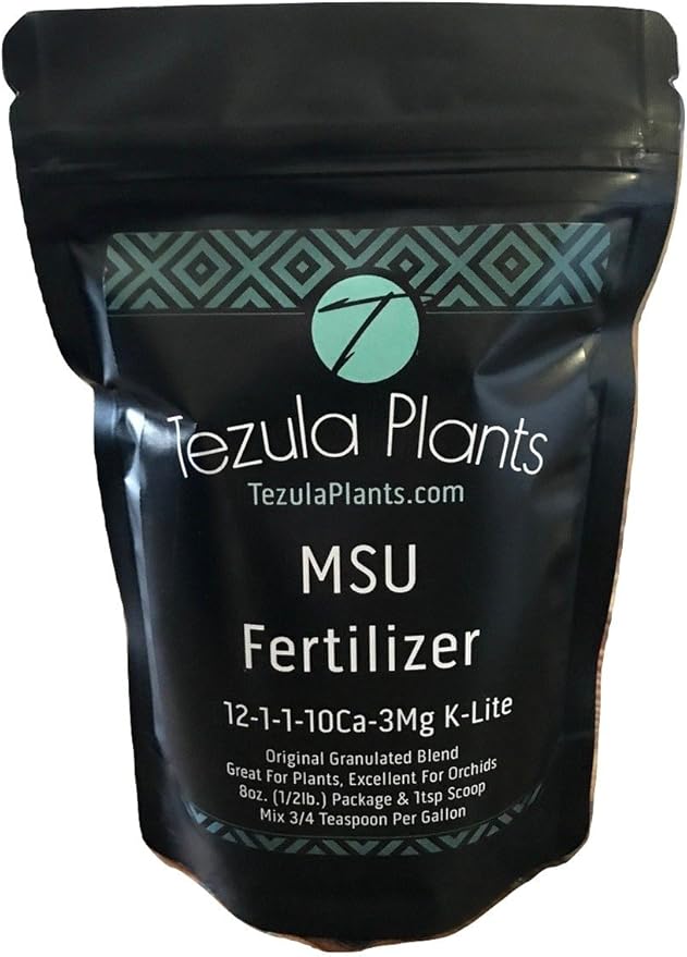 Amazon.com : Orchid Fertilizer (MSU) 1/2lb Bag K-Lite (12-1-1-10Ca-3Mg ...