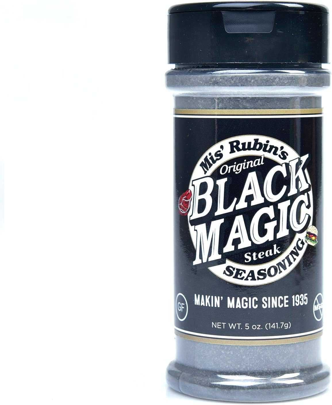 Amazon.com : MIS' RUBIN'S BLACK MAGIC SEASONING Charcoal Seasoning for ...