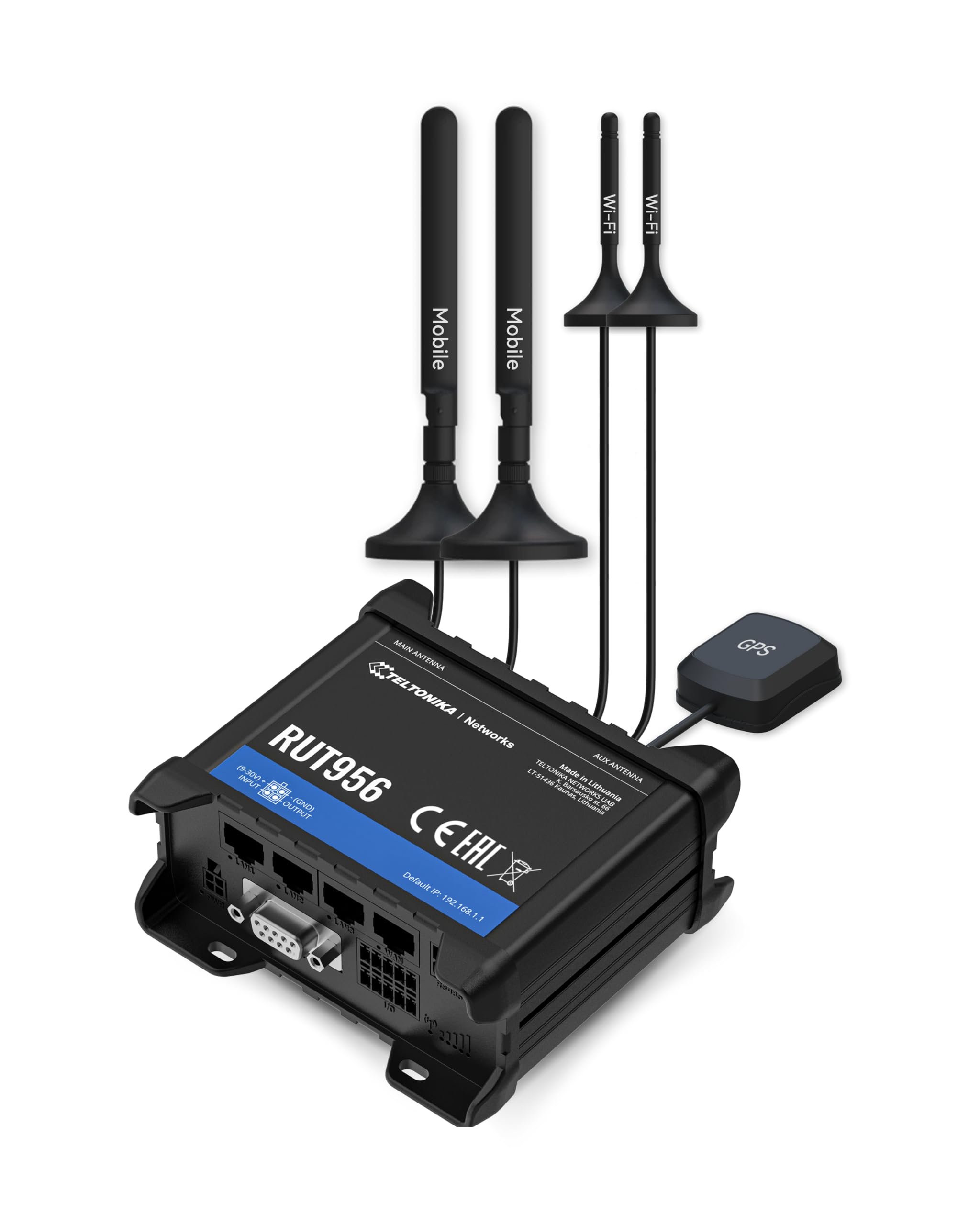 Amazon.com: Teltonika RUT956A00A00 Model RUT956 Industrial Cellular ...