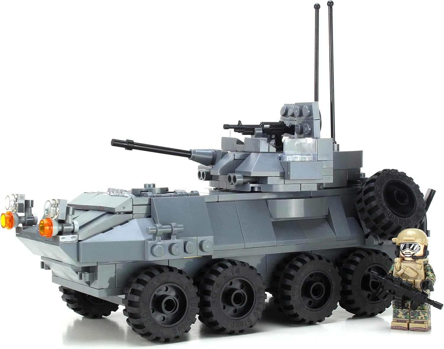 Amazon.com: Battle Brick Collectible Marine LAV-25 Compatible with Lego ...