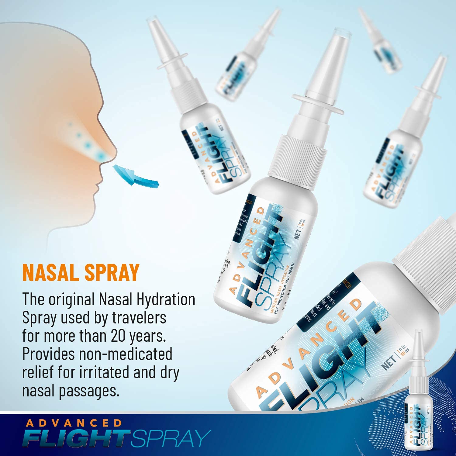 Flight Spray Advanced – Spray Nasal para Hidratação com Alternativa ...