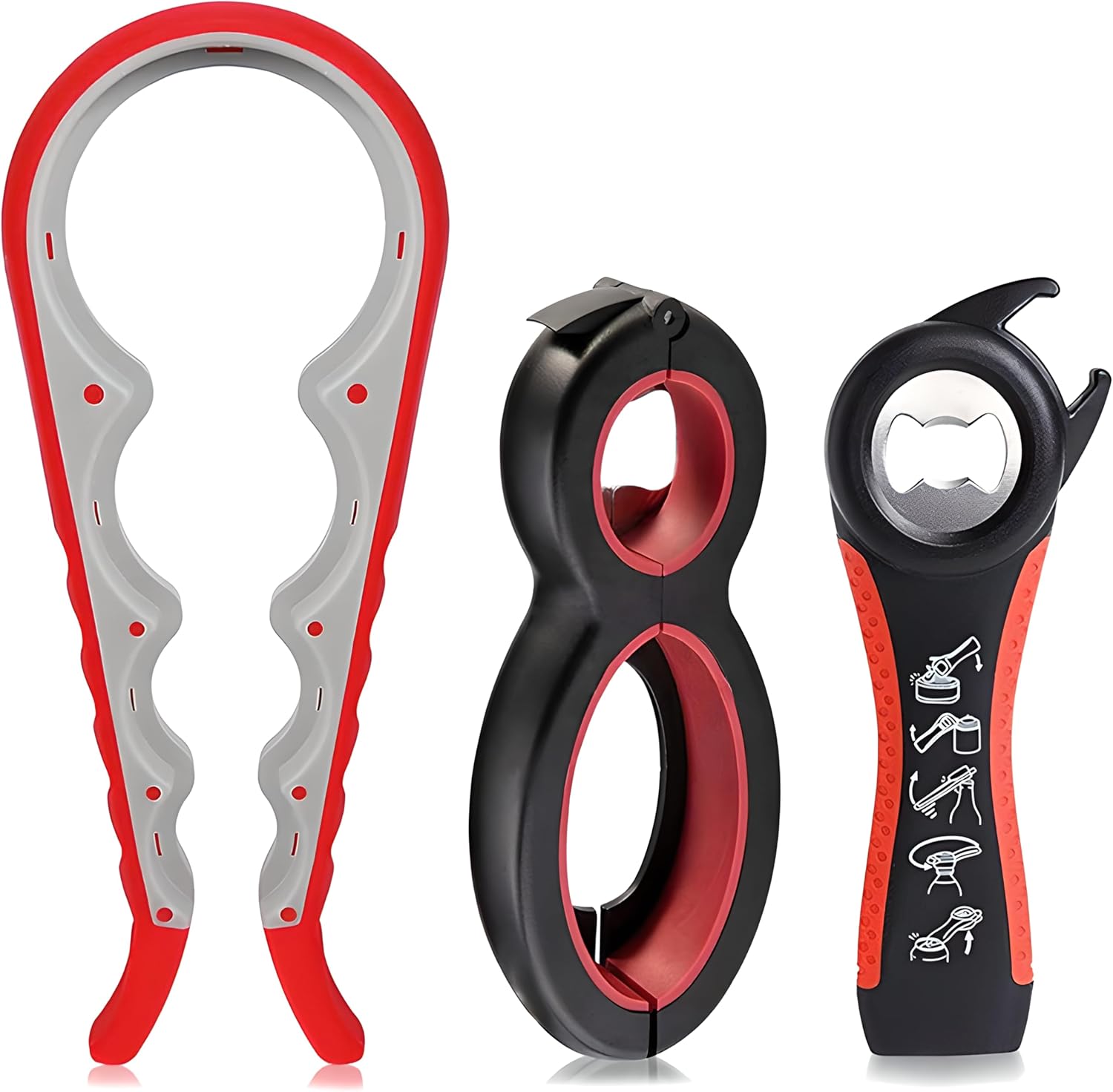 Amazon.com: jabpro abrebotellas multiuso, herramienta ideal para abrir ...
