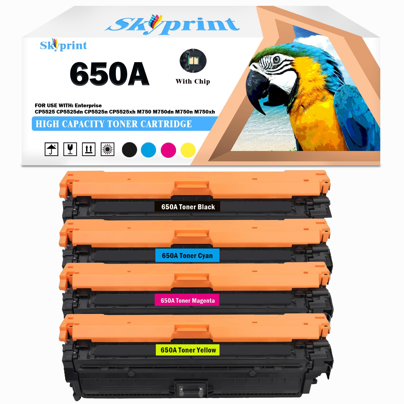 Amazon.com: 650A Toner Cartridge Compatible for HP 650A Toner for hp ...