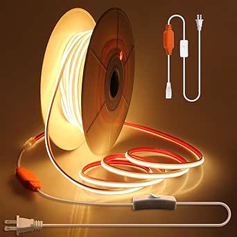 Amazon.com: Aclorol Outdoor LED Strip Lights Waterproof 150ft 1 Roll AC ...