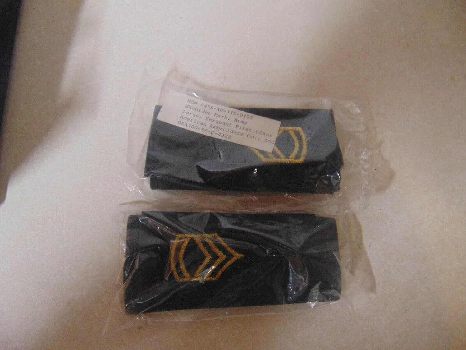 Amazon.com: Military Patch United States Army Shoulder Boards Rank Set ...