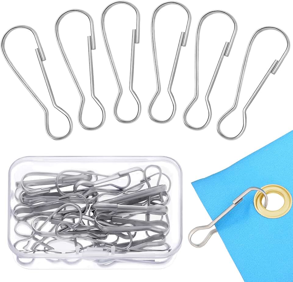 Amazon.co.uk: flag pole clips