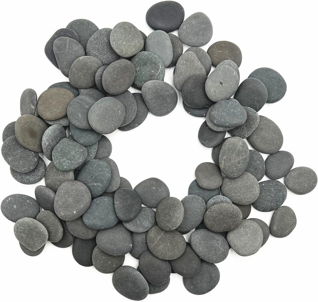 Amazon.com: Lifetop 50PCS Painting Rocks, DIY Rocks Flat & Smooth ...