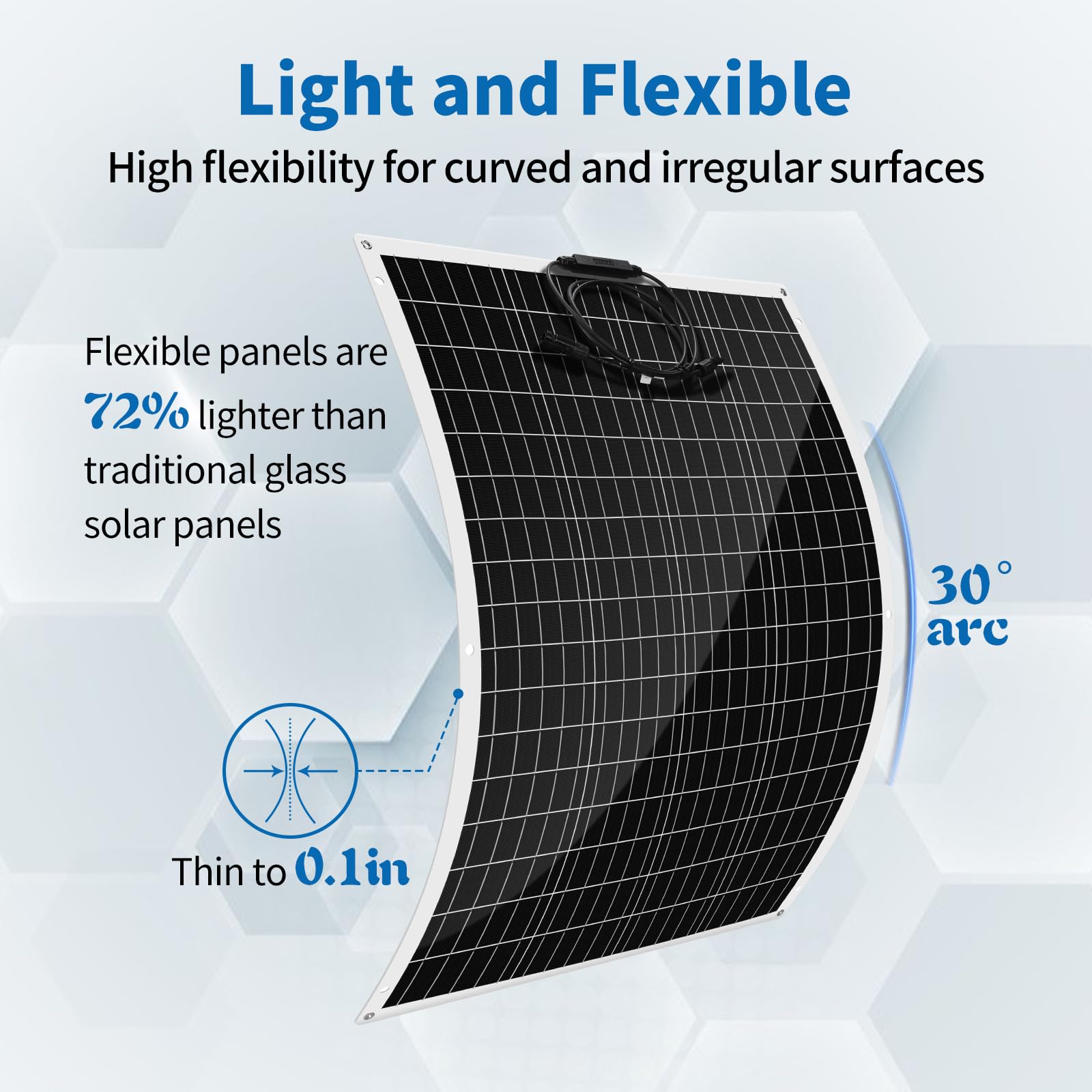 Snapklik.com : TXL 260W Flexible Solar Panel