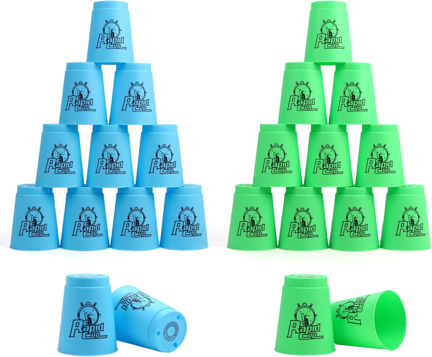 Joyfia Sport Stacking Cups, 24PCS Quick Stacks Cups Set, Fast Paced Fun ...