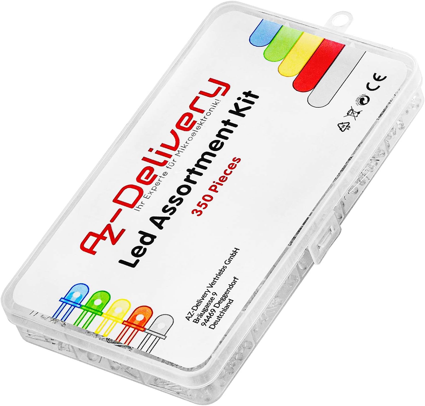 ELEGOO 3mm et 5mm Diffusé et Transparent le Kit LED Diode Electro ...