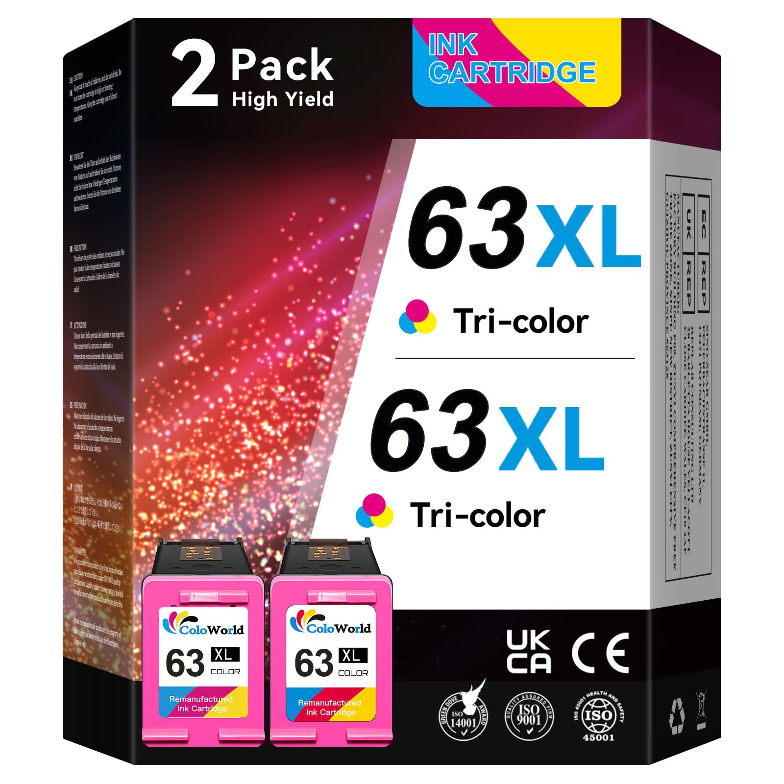 Amazon.com: ColoWorld Remanufactured Ink Cartridge Replacement for HP ...