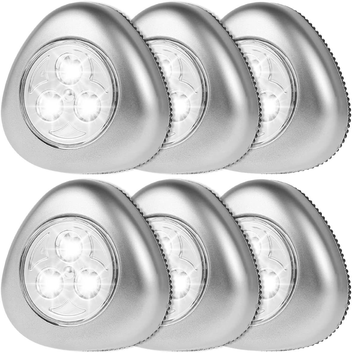 6pcs LED Touch Lights, Battery Powered Wireless Touch Light, Stick-On ...