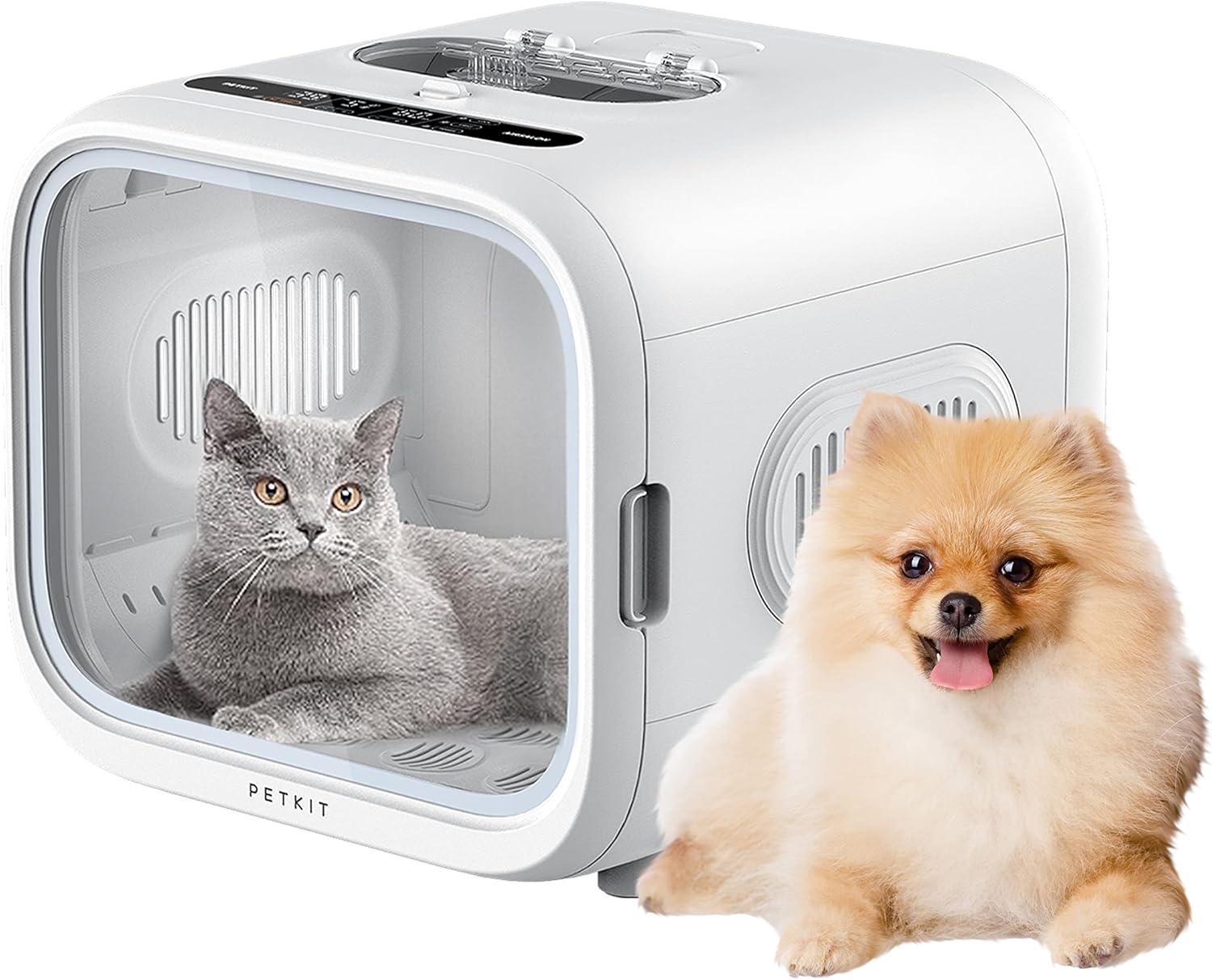 Amazon.com: PETKIT AIRSALON MAX Automatic Pet Hair Drying Box for Cat ...