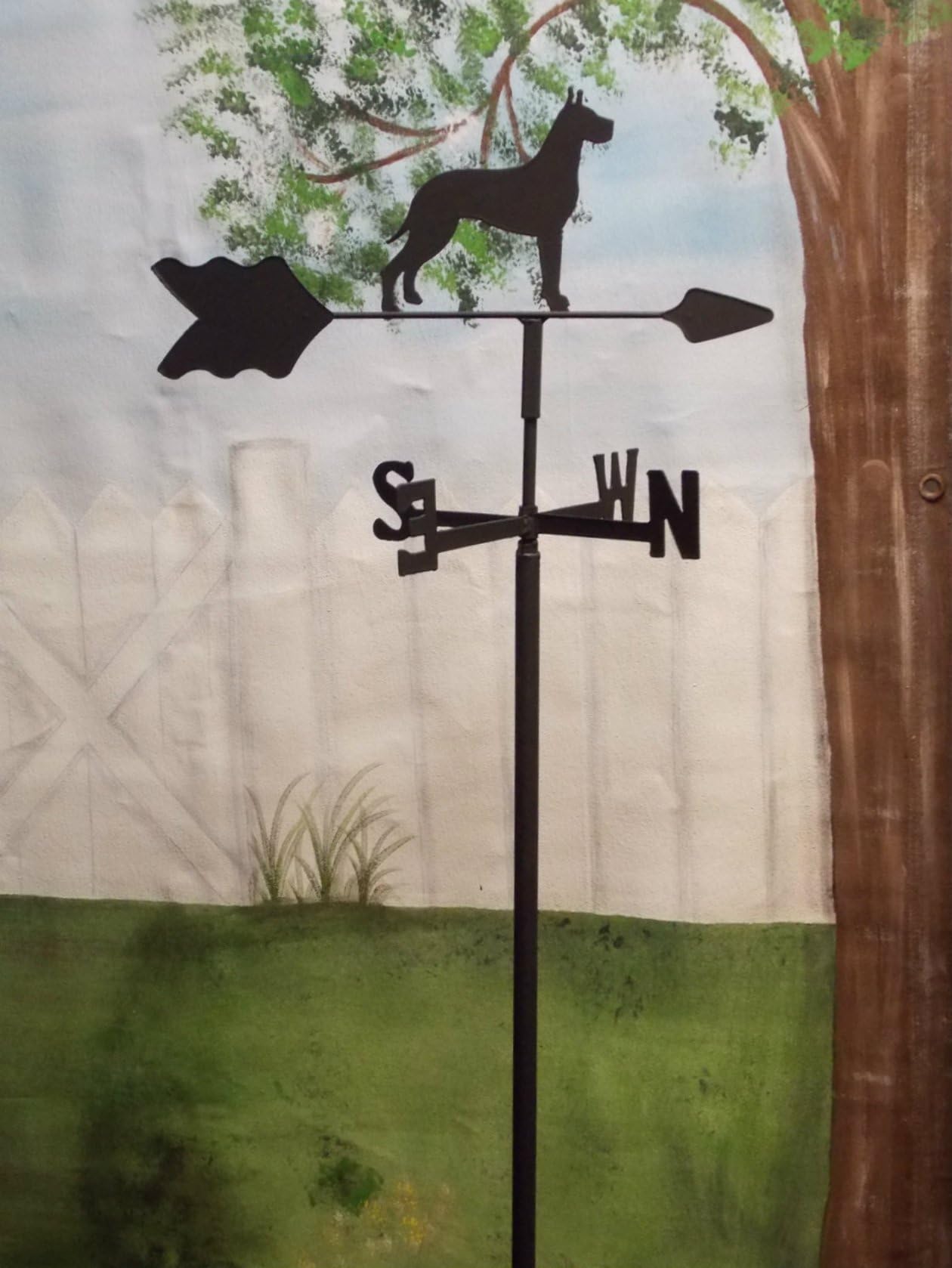 Amazon.com : Dachshund Garden Style Weathervane Wrought Iron : Patio ...